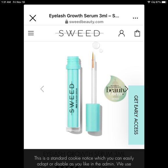 sweed beauty | Makeup | Sweed Eyelash Serum Brand New In Box | Poshmark
